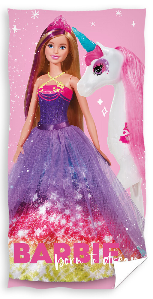 Dětská osuška Barbie a Jednorožec - Dokonalý domov
